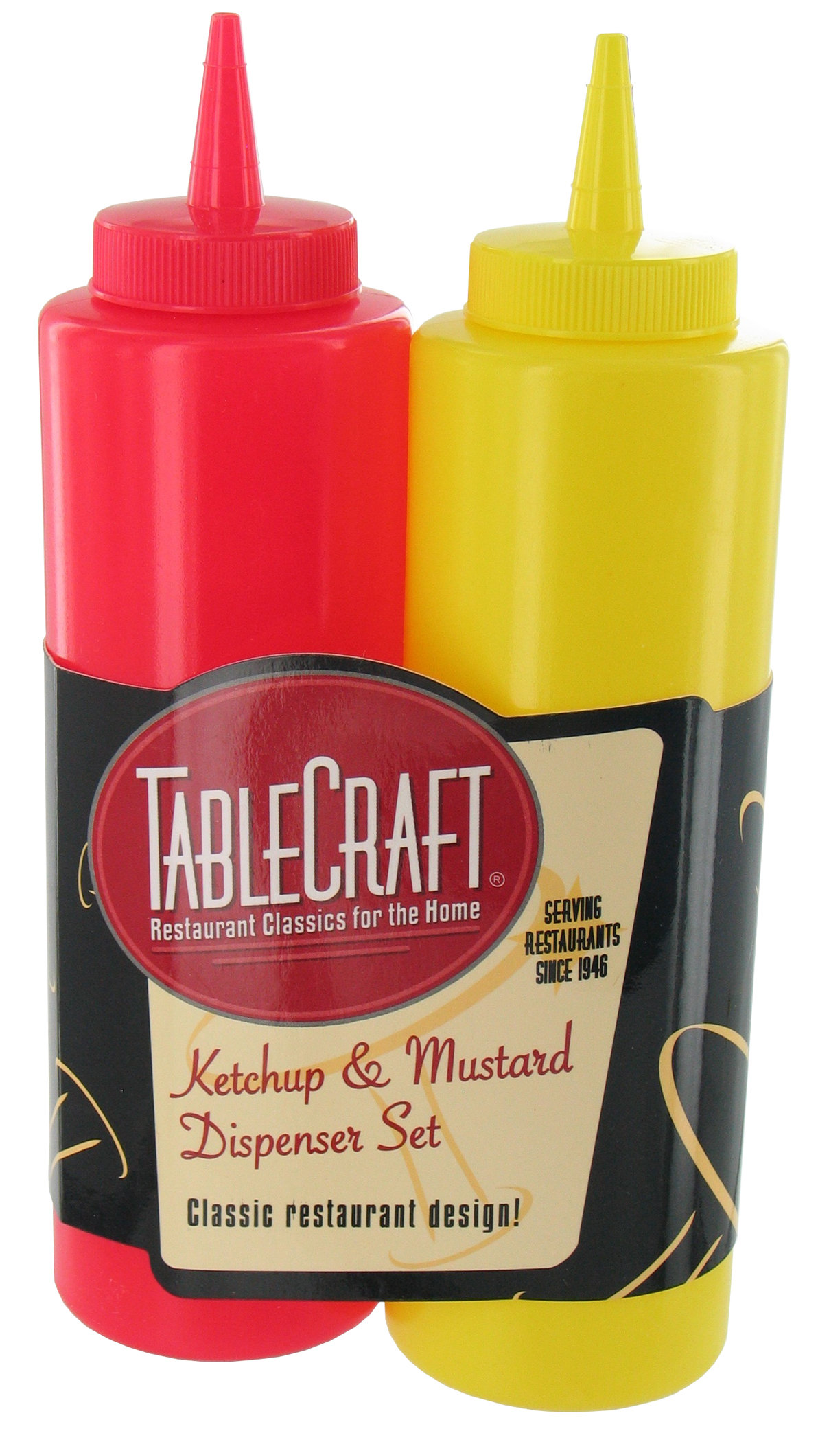 Tablecraft 2 Piece 12 Oz. Ketchup & Mustard Bottle Set & Reviews | Wayfair