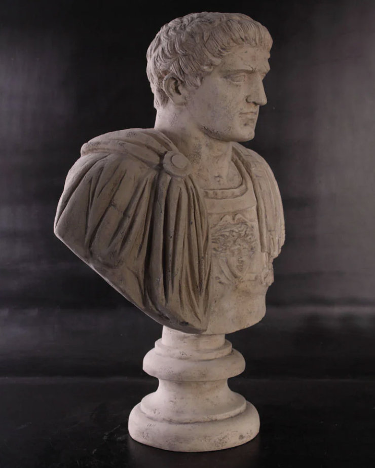 Bloomsbury Market Gladiator Bust Life Size Statue | Wayfair