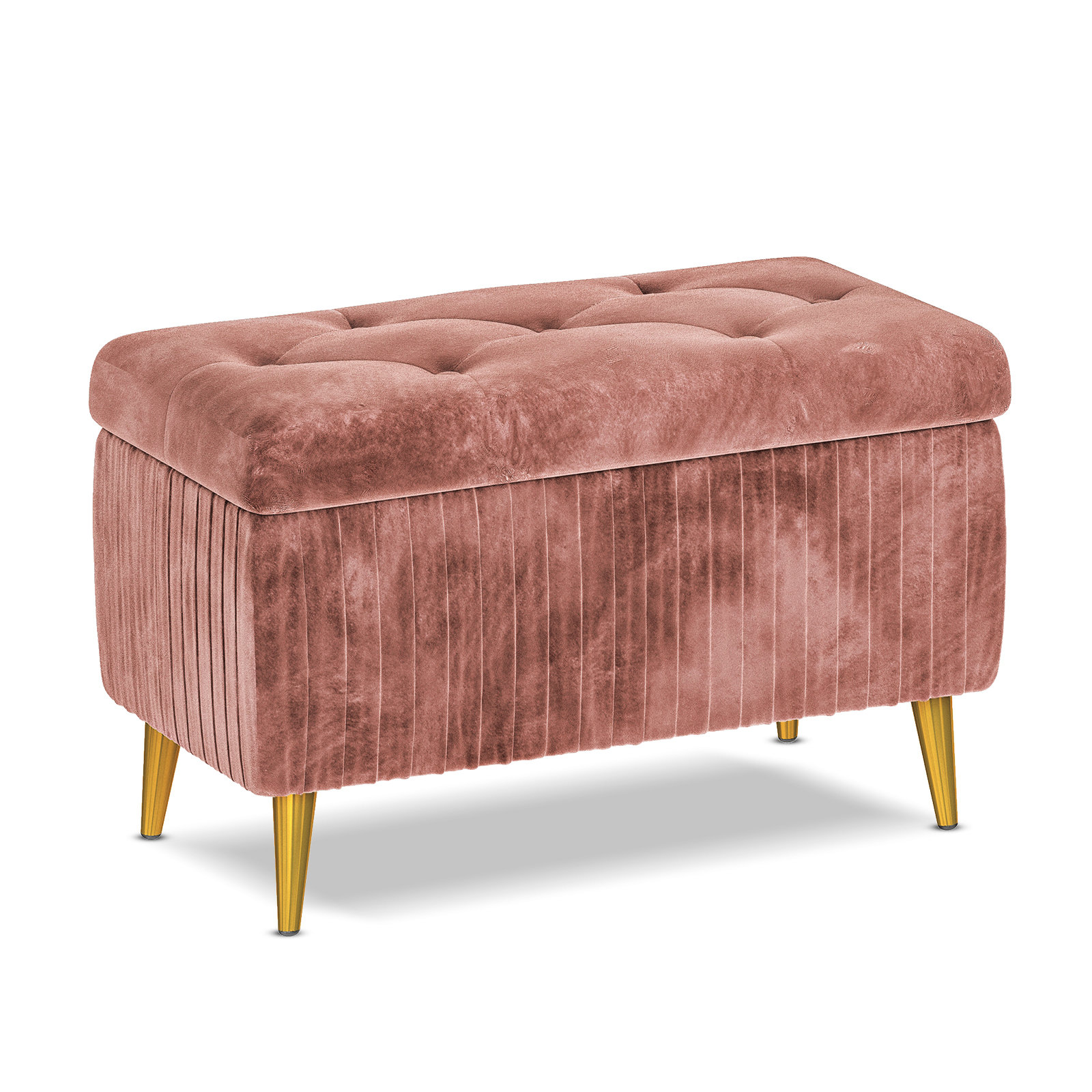 Mercer41 Upholstered Flip top Storage Bench & Reviews | Wayfair