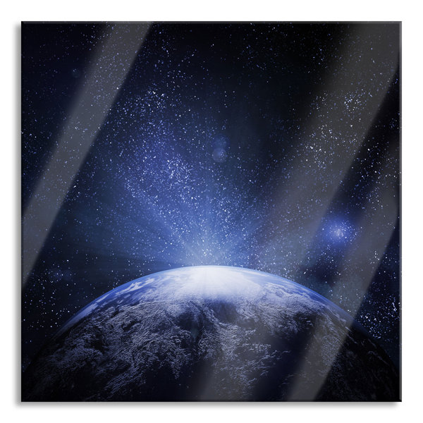 Brayden Studio View Of Earth From The Moon - No Frame Print on Glass ...