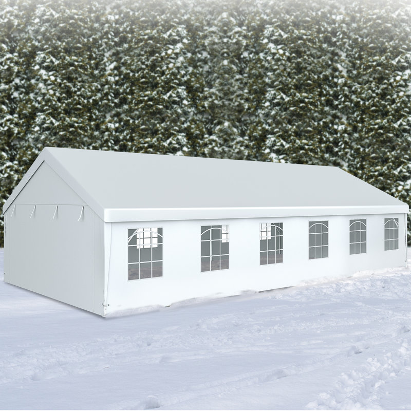 YITAHOME Outdoor White Party Tent with Windows | Wayfair