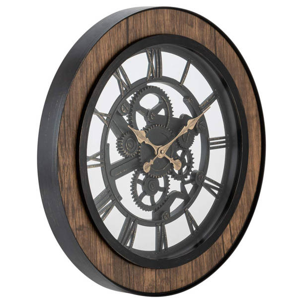 17 Stories Valencia Metal Wall Clock | Wayfair