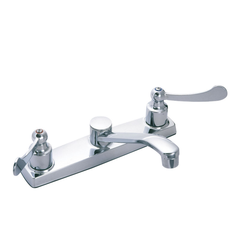 Banner Faucets Double Handle Kitchen Faucet with Accessories | Wayfair