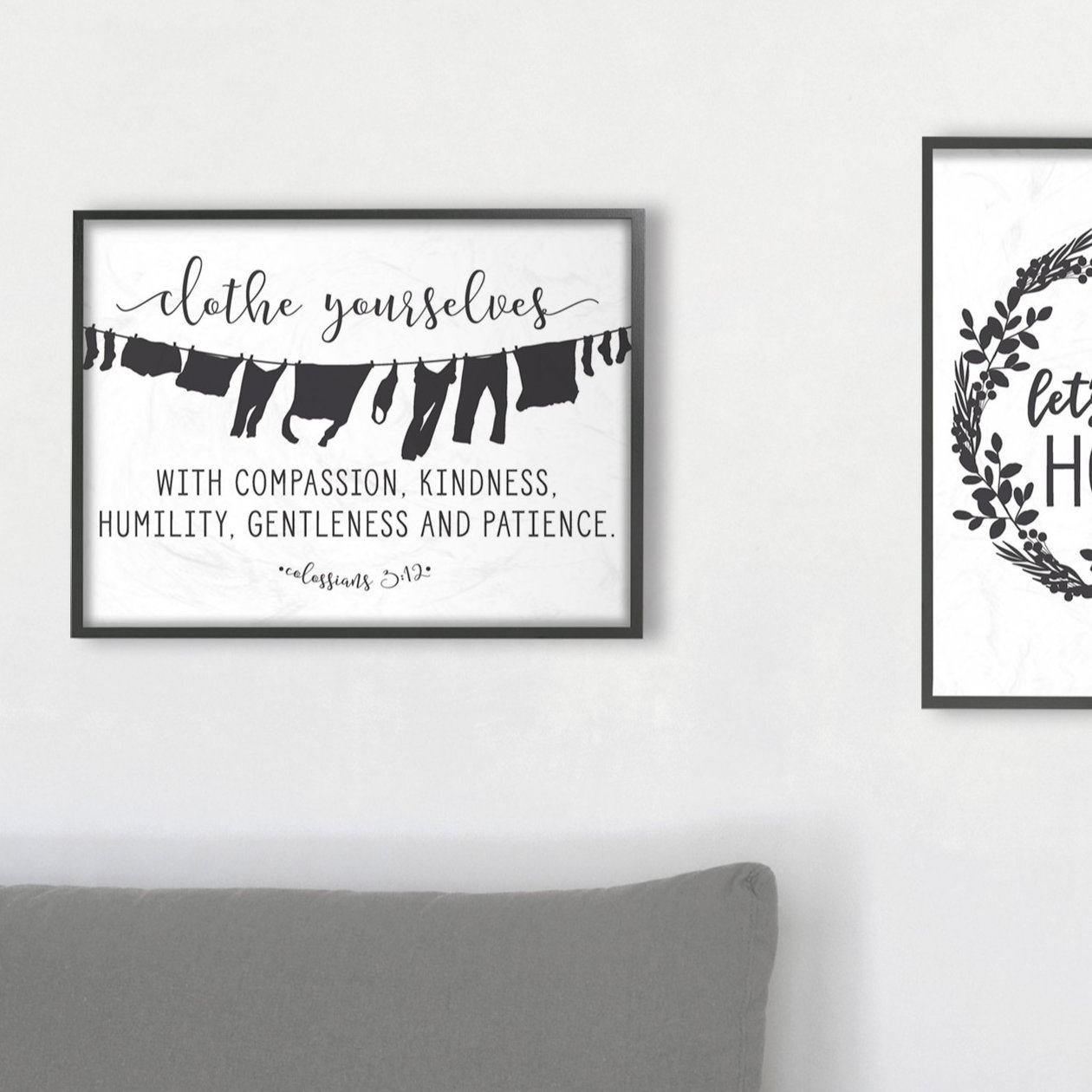 Red Barrel Studio® Clothe Yourselves With Compassion Clothesline by ...