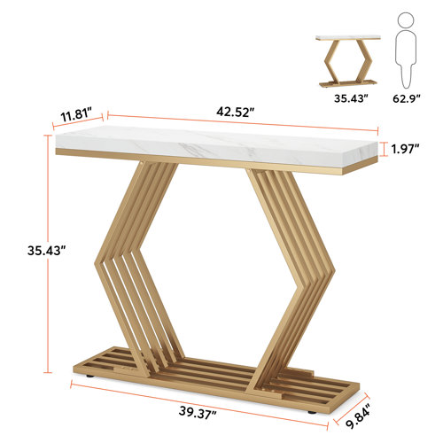 Mercer41 Dartavious 42.5'' Console Table & Reviews | Wayfair