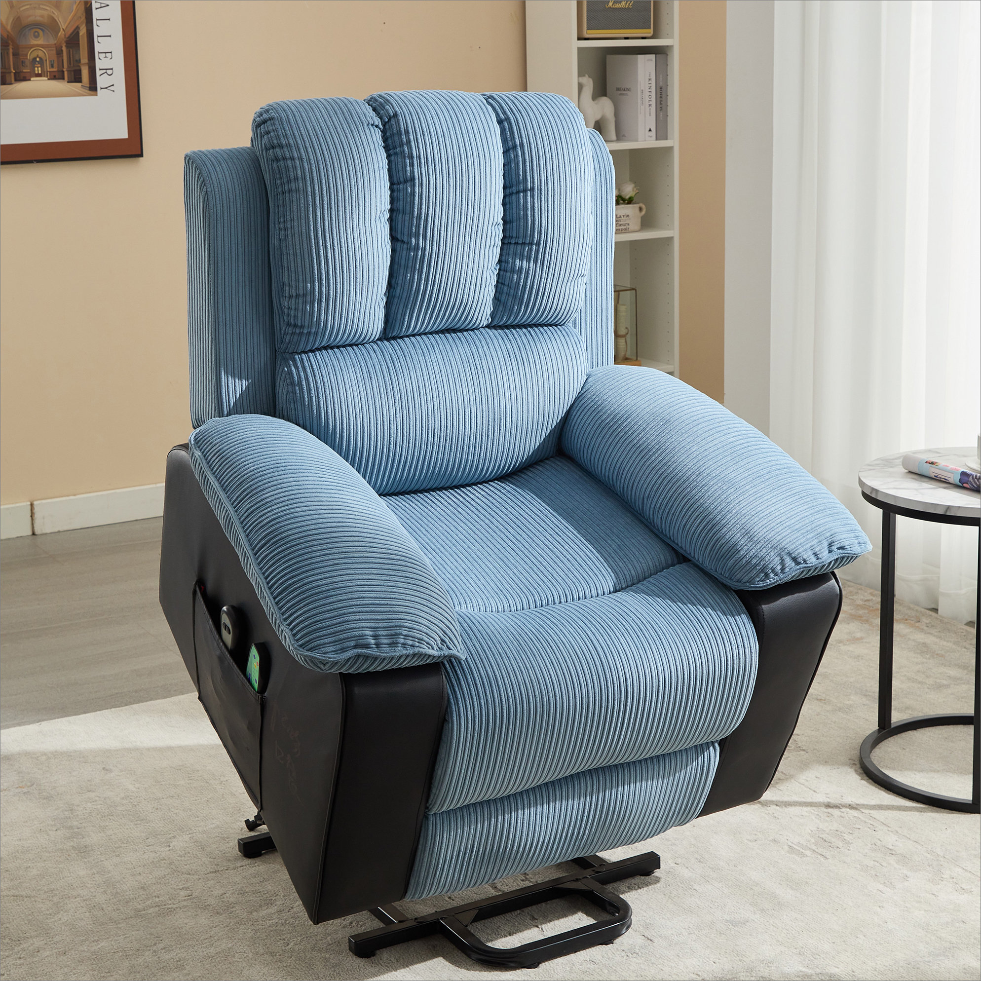 DSUNNER Recliner chair with Heat and Vibrating Massage, Comfy Padded ...
