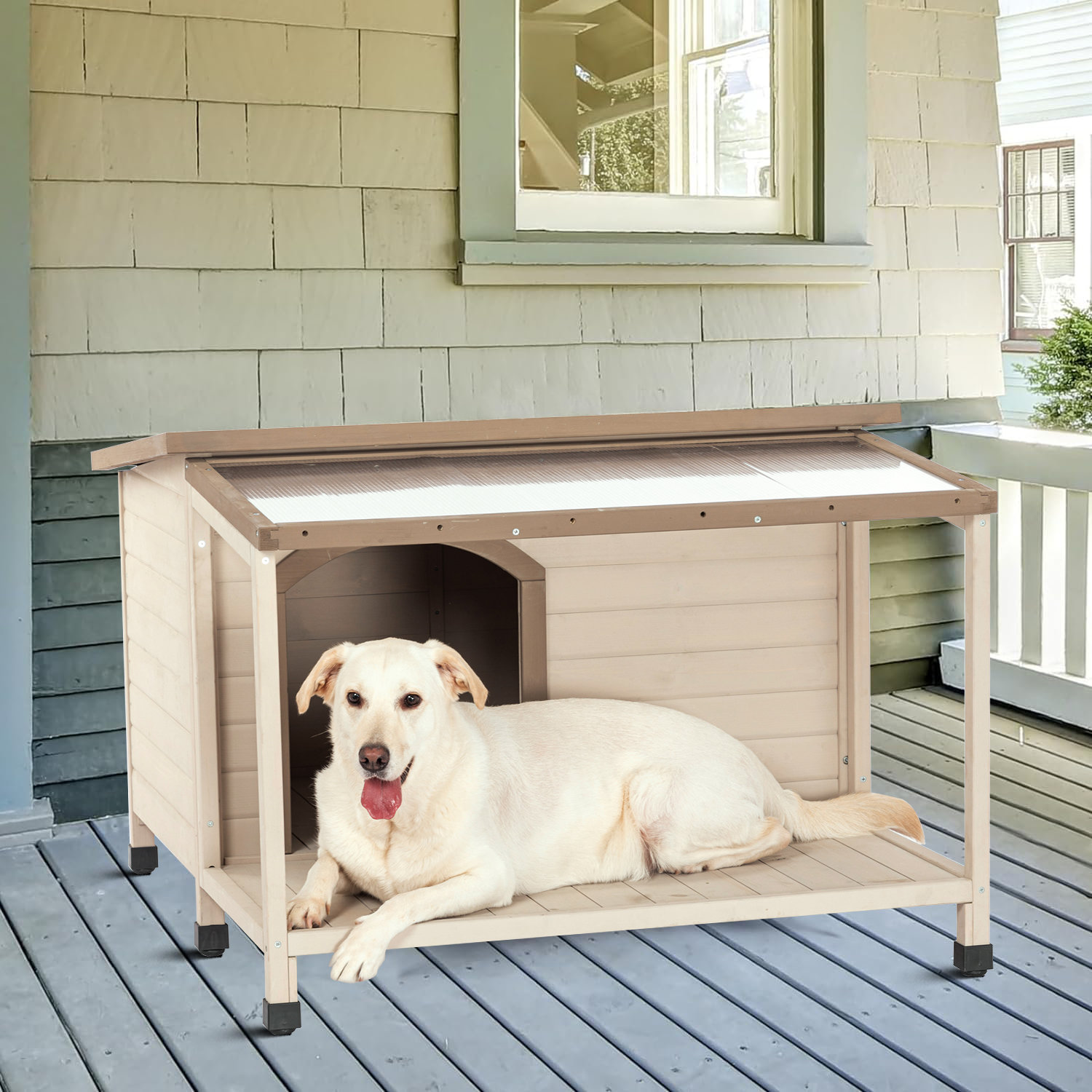 Tucker Murphy Pet™ Eloah Wood Portable Dog House - Wayfair Canada