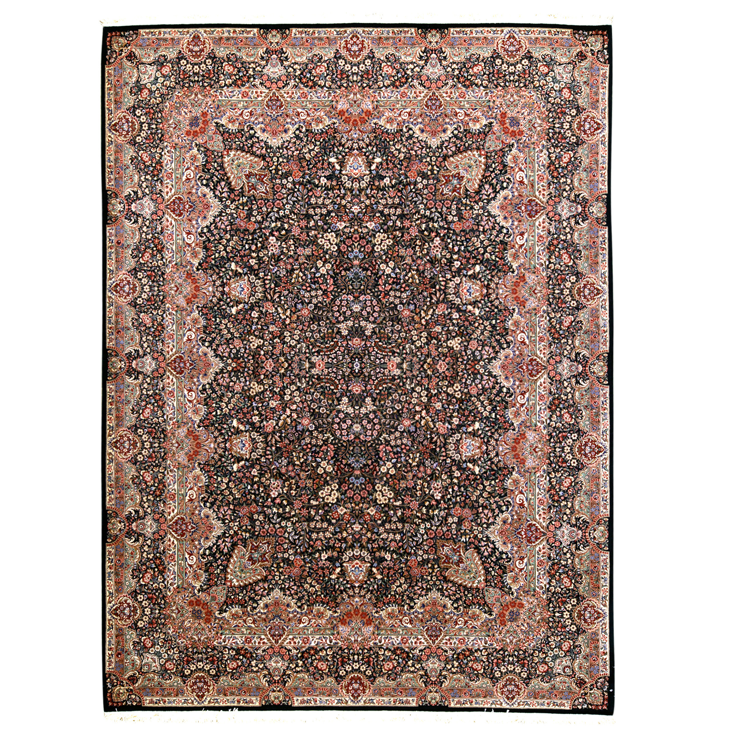 Bokara Rug Co., Inc. High-Quality Hand-Knotted Green Area Rug | Wayfair