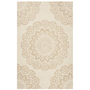 Langley Street Ferrera Hand Tufted Wool Floral Rug & Reviews | Wayfair