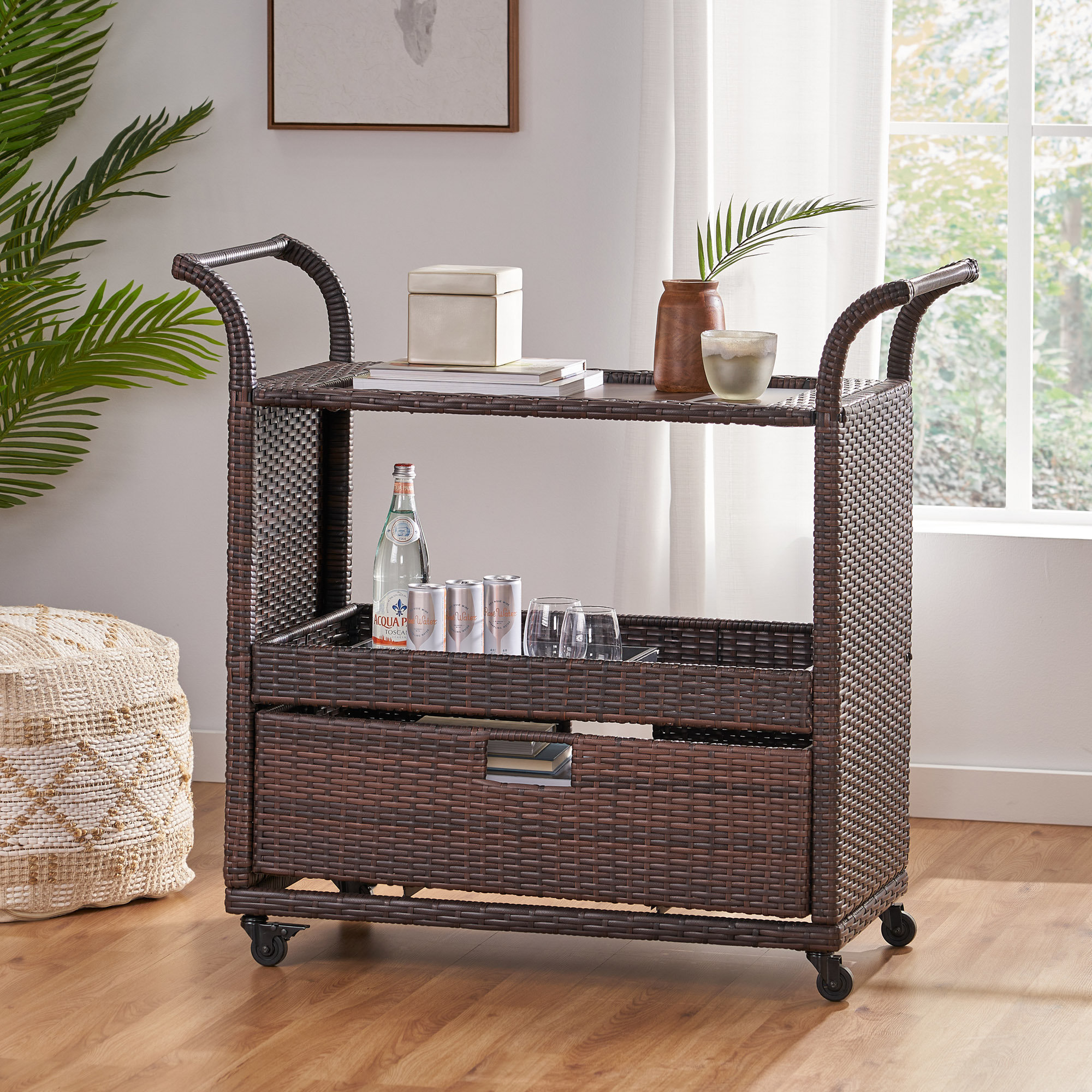 Lark Manor™ CORONA BAR CART | Wayfair