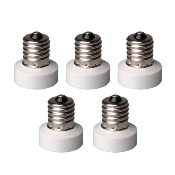 Newhouse Lighting Intermediate to Candelabra Light Bulb Socket Adapter ...