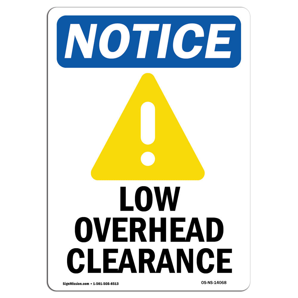 SignMission Low Overhead Clearance Sign with Symbol | Wayfair