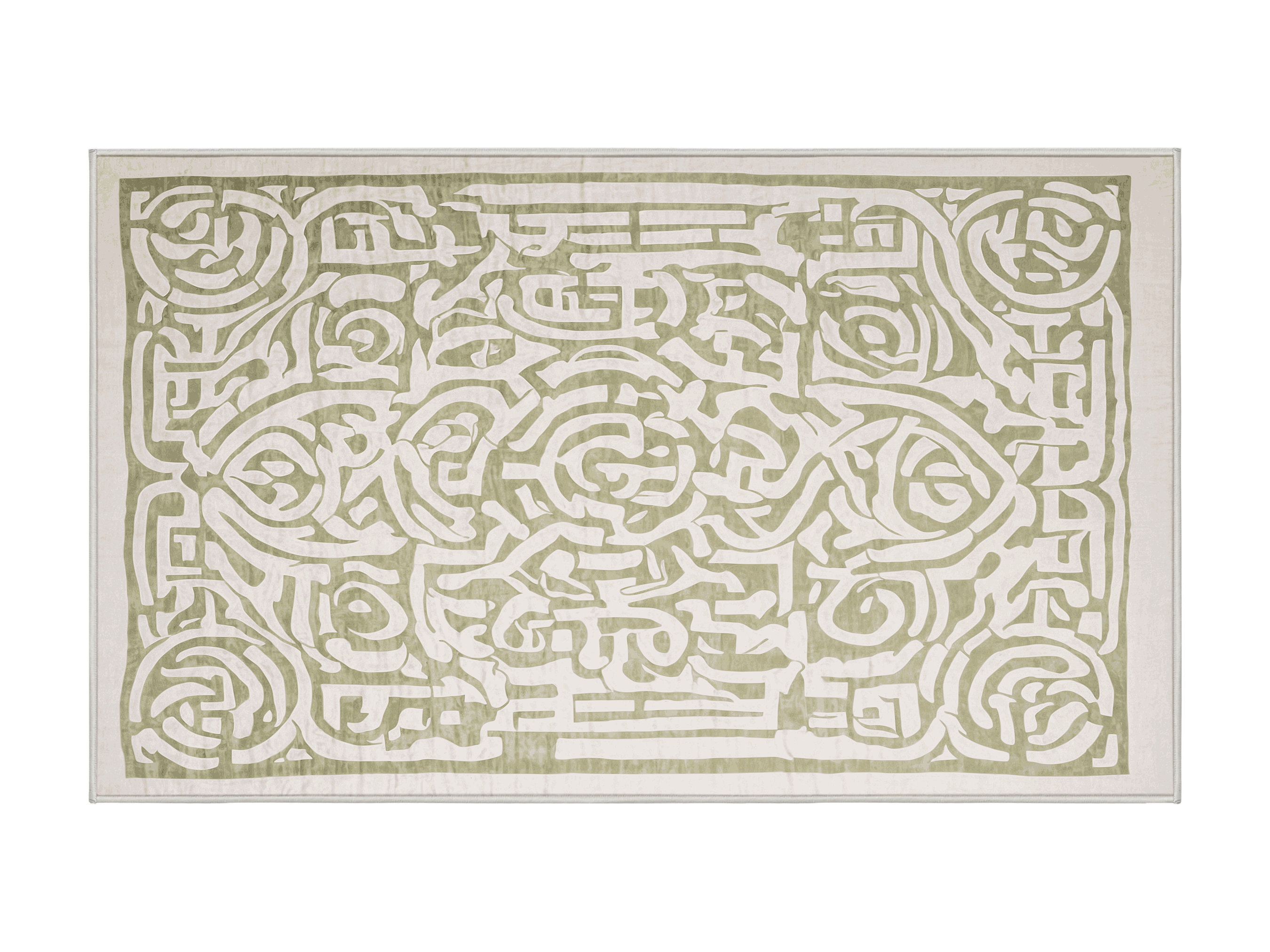 Canora Grey Machine Washable Beige Area Rug | Wayfair