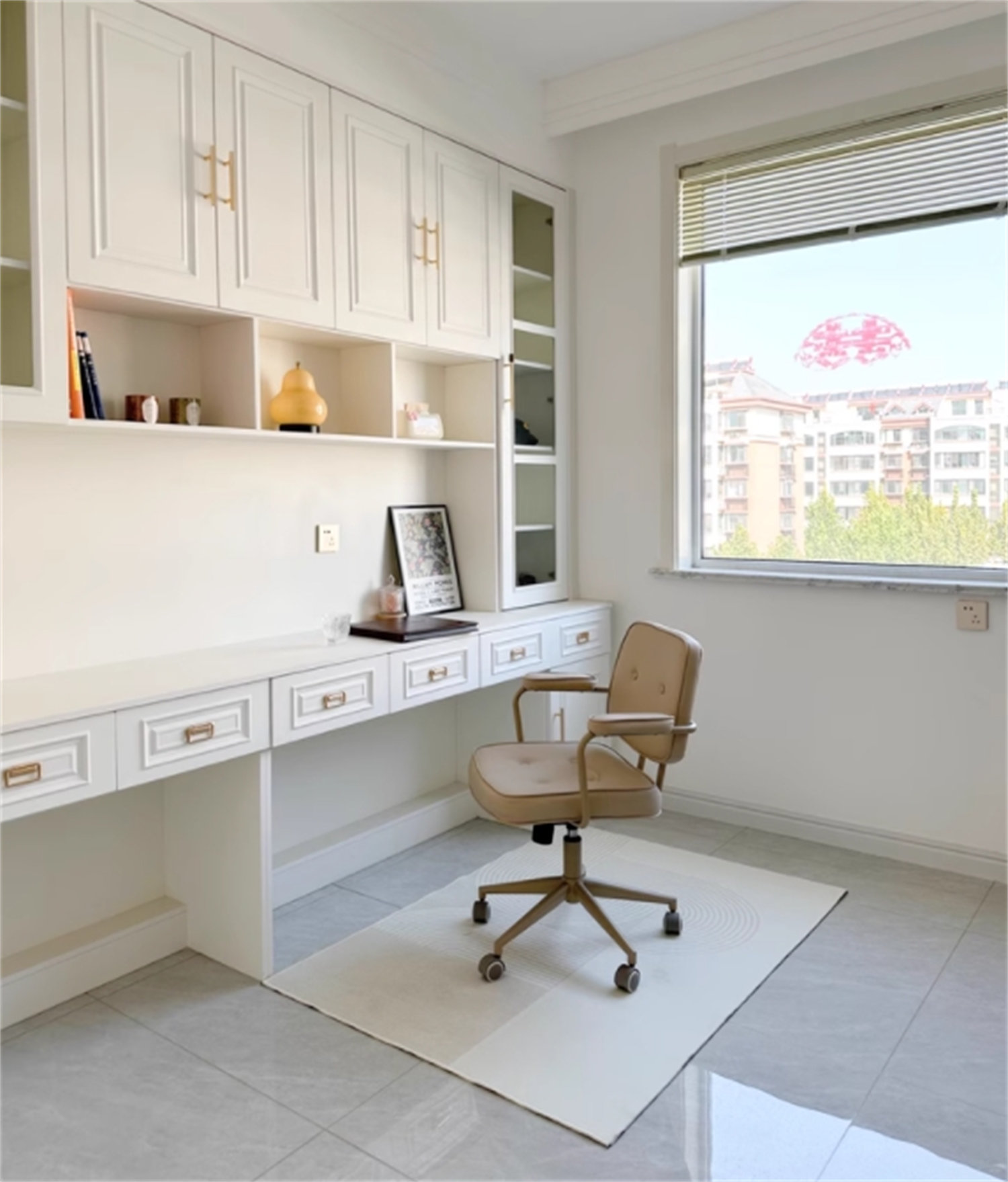 JINXI Study Room Carpet - Desk Chair Mat, High-End Bedroom Wood Floor ...