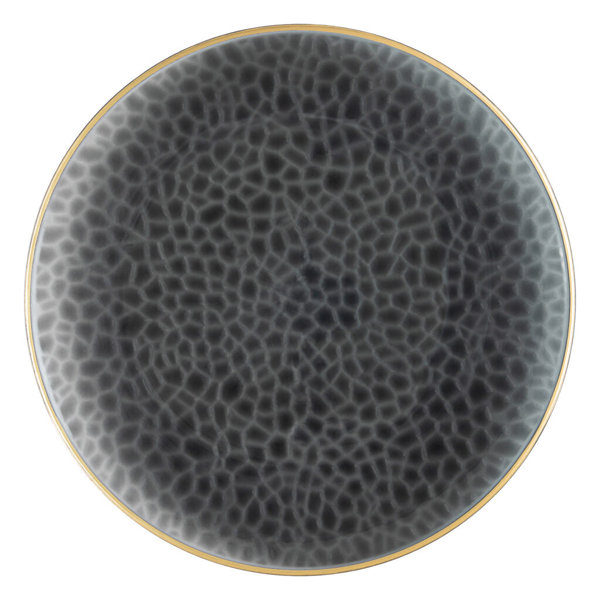 Ecoquality 13 Inch Round Hammered Translucent Plates 40 Guests | Wayfair