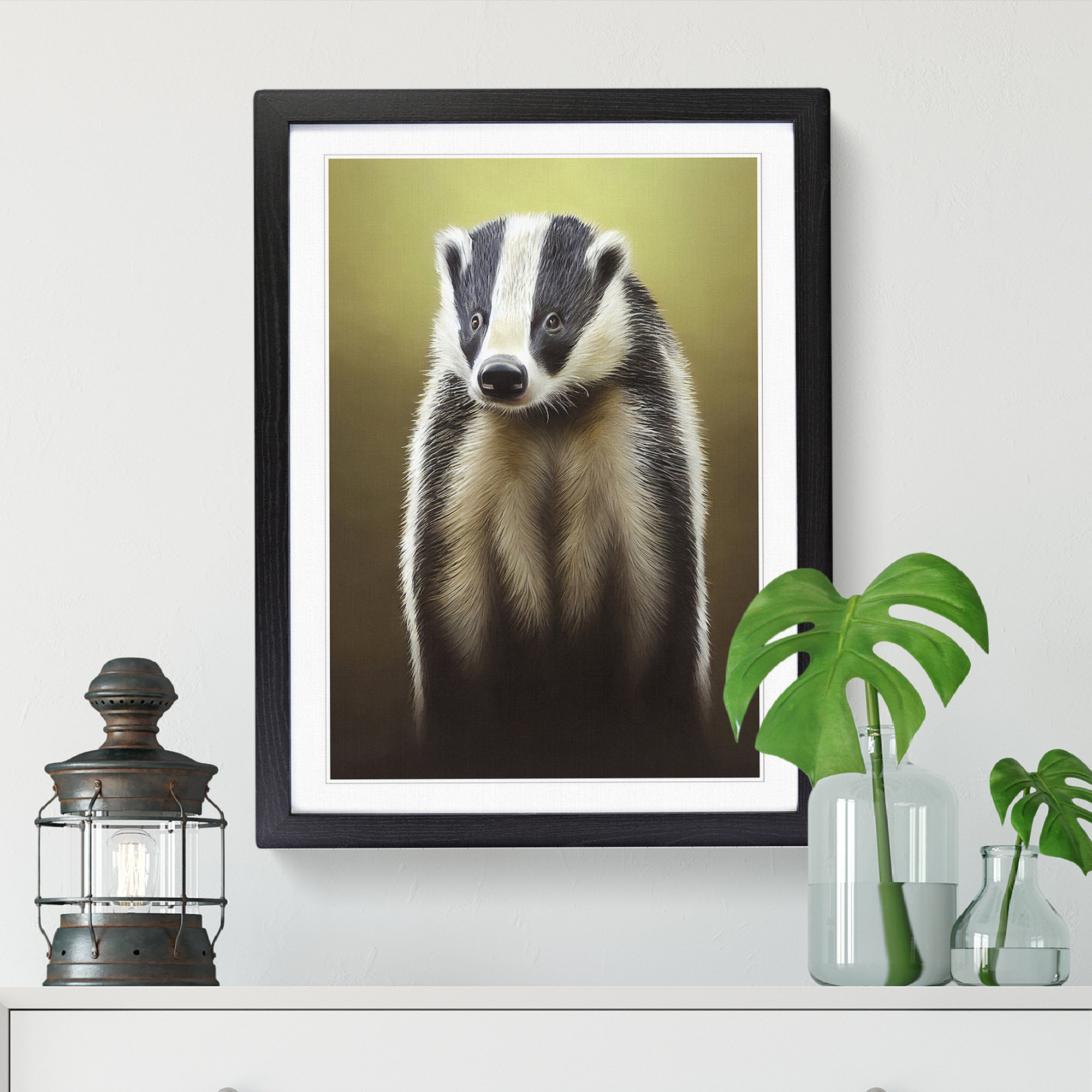 17 Stories Badger - Single Picture Frame Graphic Art | Wayfair.co.uk