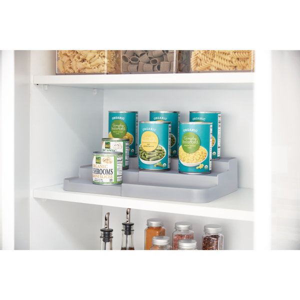 iDesign Eco BPA-Free Recycled Plastic Expandable 3-Tier Stadium Spice ...