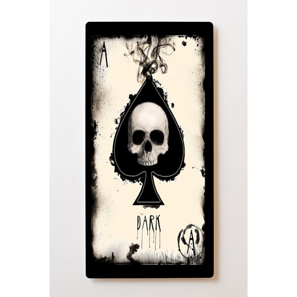 Maturi Backlight Motif Wall Picture Skull Magnetic Cork Board | Wayfair ...