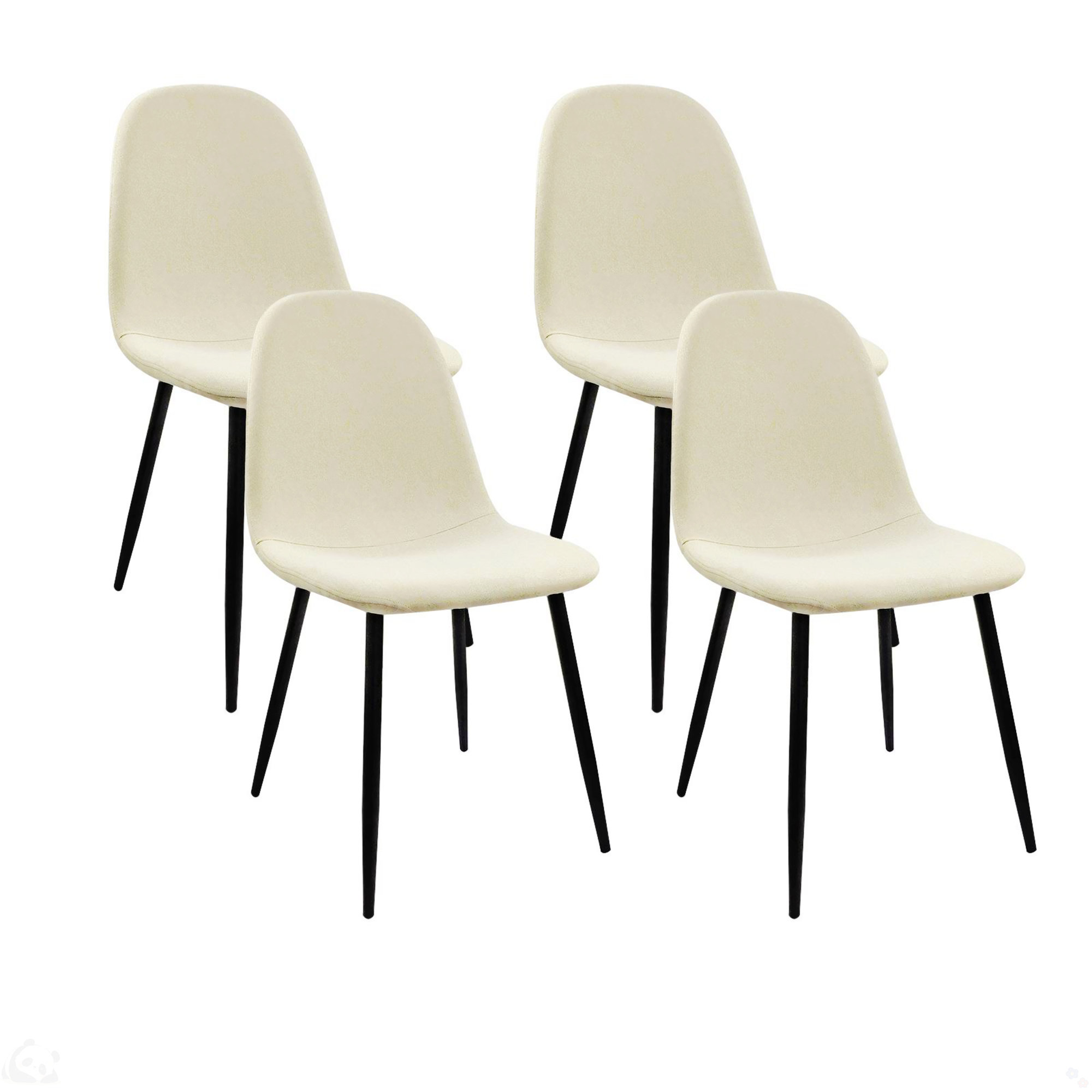 George Oliver Collett Modern Dining Chairs with Metal Legs | Wayfair