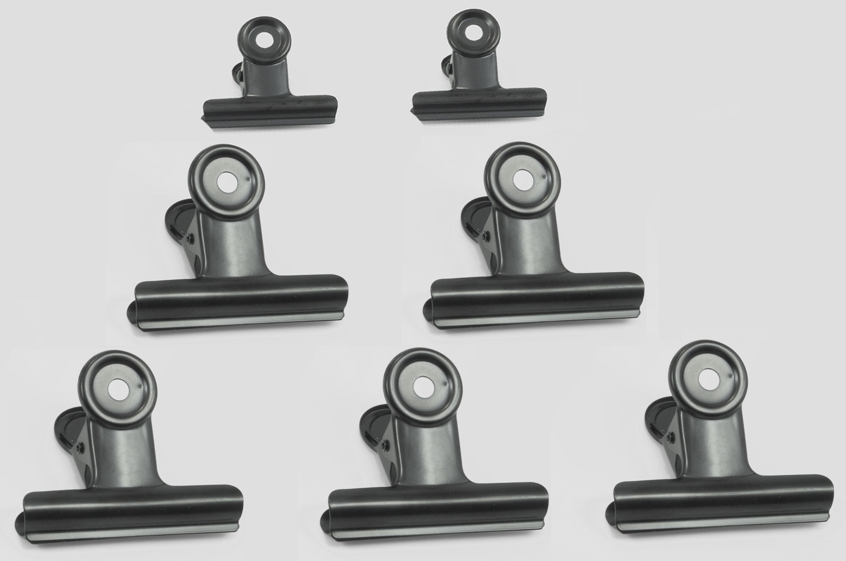 Prep & Savour 7 Pc Medium and Small Metal Clip, 5 pc 2" and 2 pc 1.5 ...