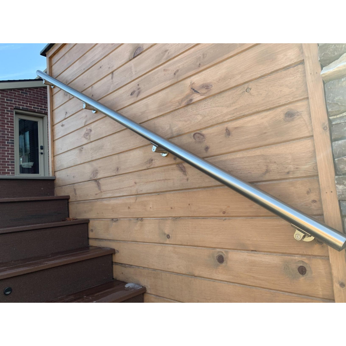 Aress 6 Foot Handrail Anodized Aluminum | Wayfair