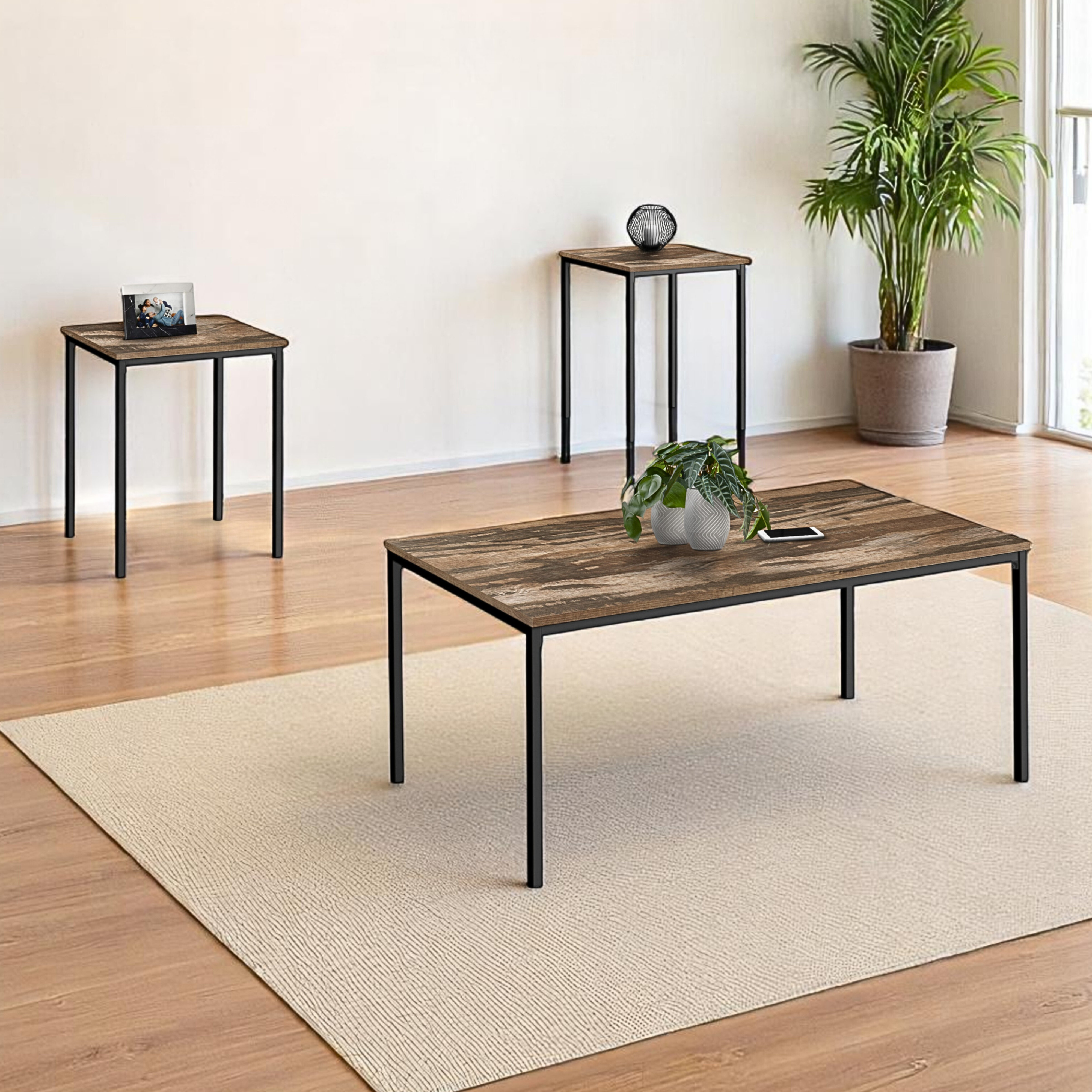 Ebern Designs Eliane Table Set 3pcs - Wayfair Canada