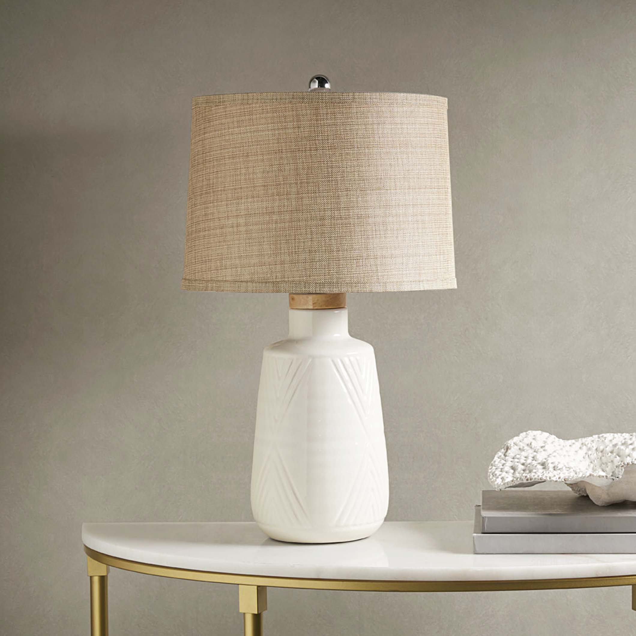 Ebern Designs Boho Textured Table Lamp - Wayfair Canada