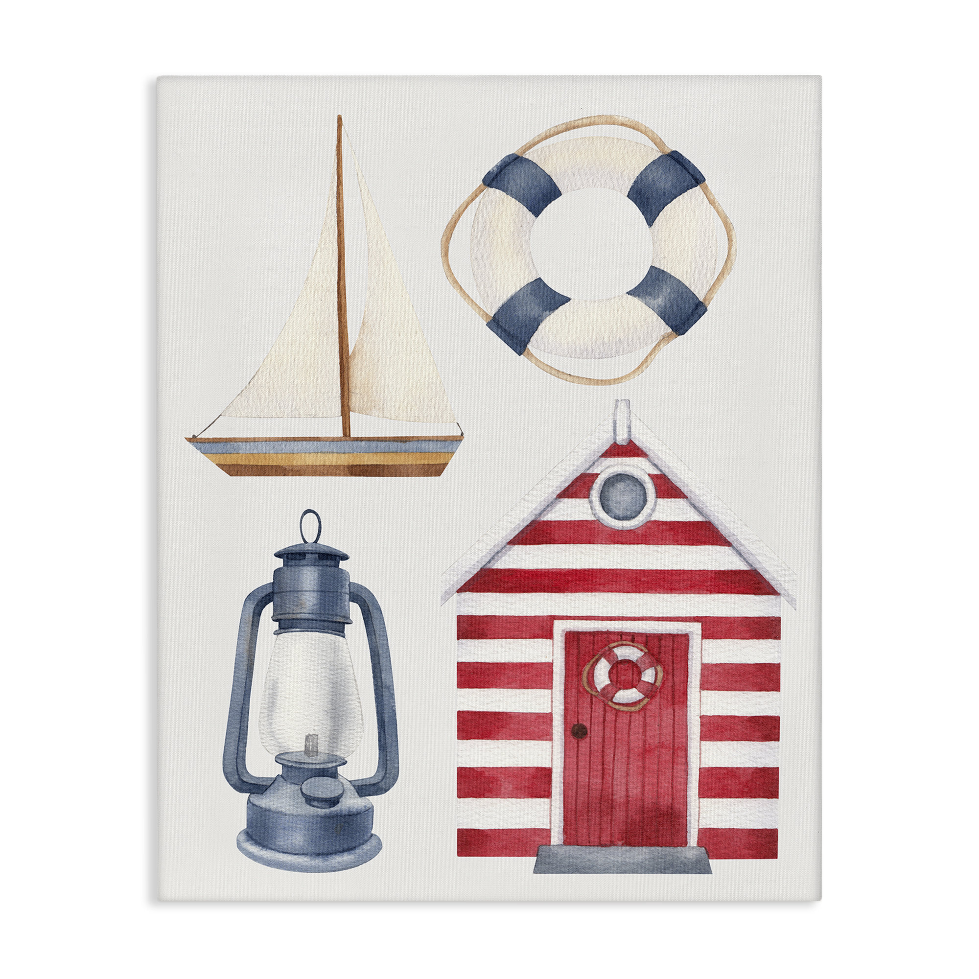Longshore Tides Maritime Beach Items Canvas Wall Art by Brooke ...