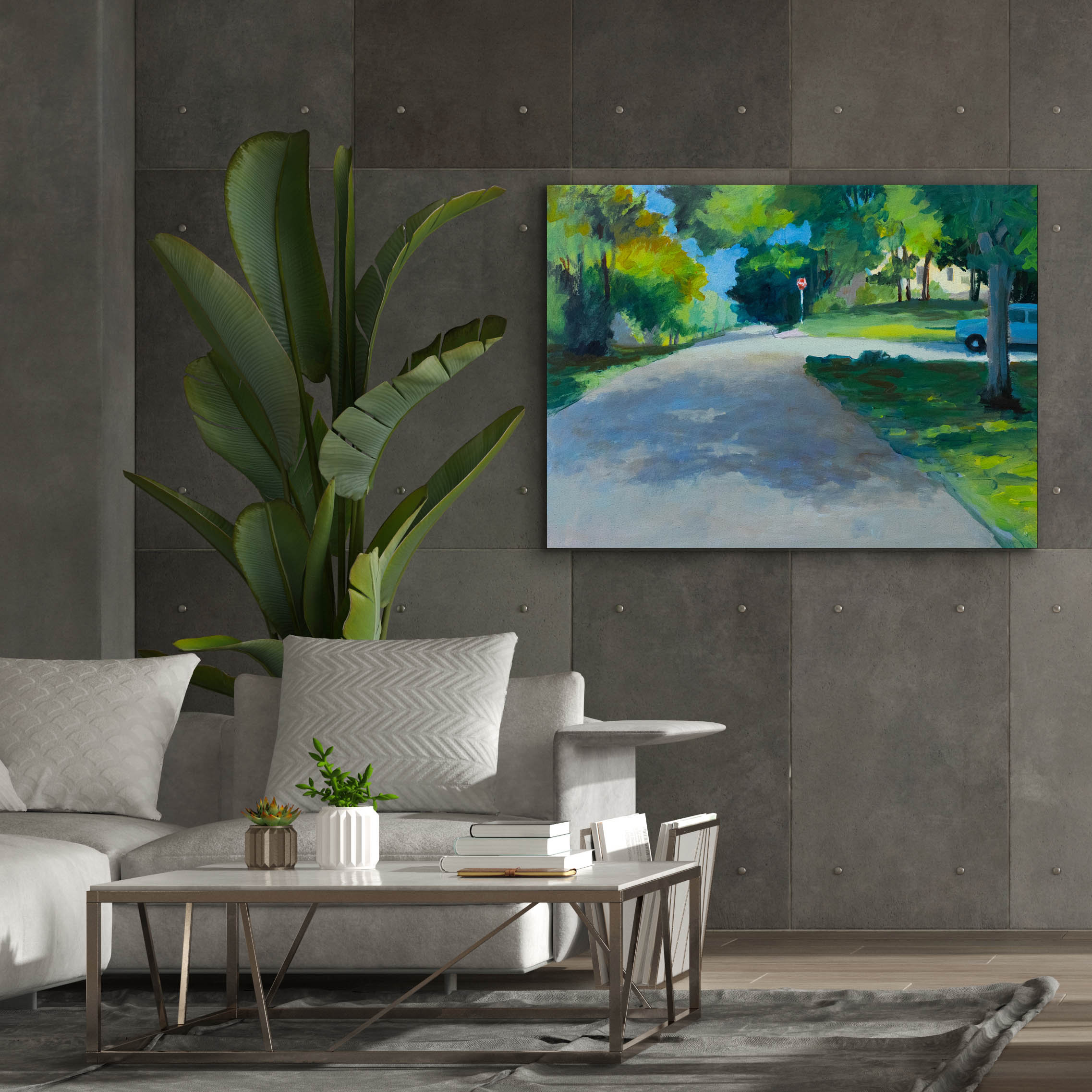 Epic Graffiti 'Beacon Street' by Jan L. Waldron Canvas Wall Art, 54" x ...