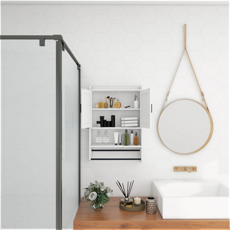 Winston Porter Ribh Wall Bathroom Cabinet | Wayfair