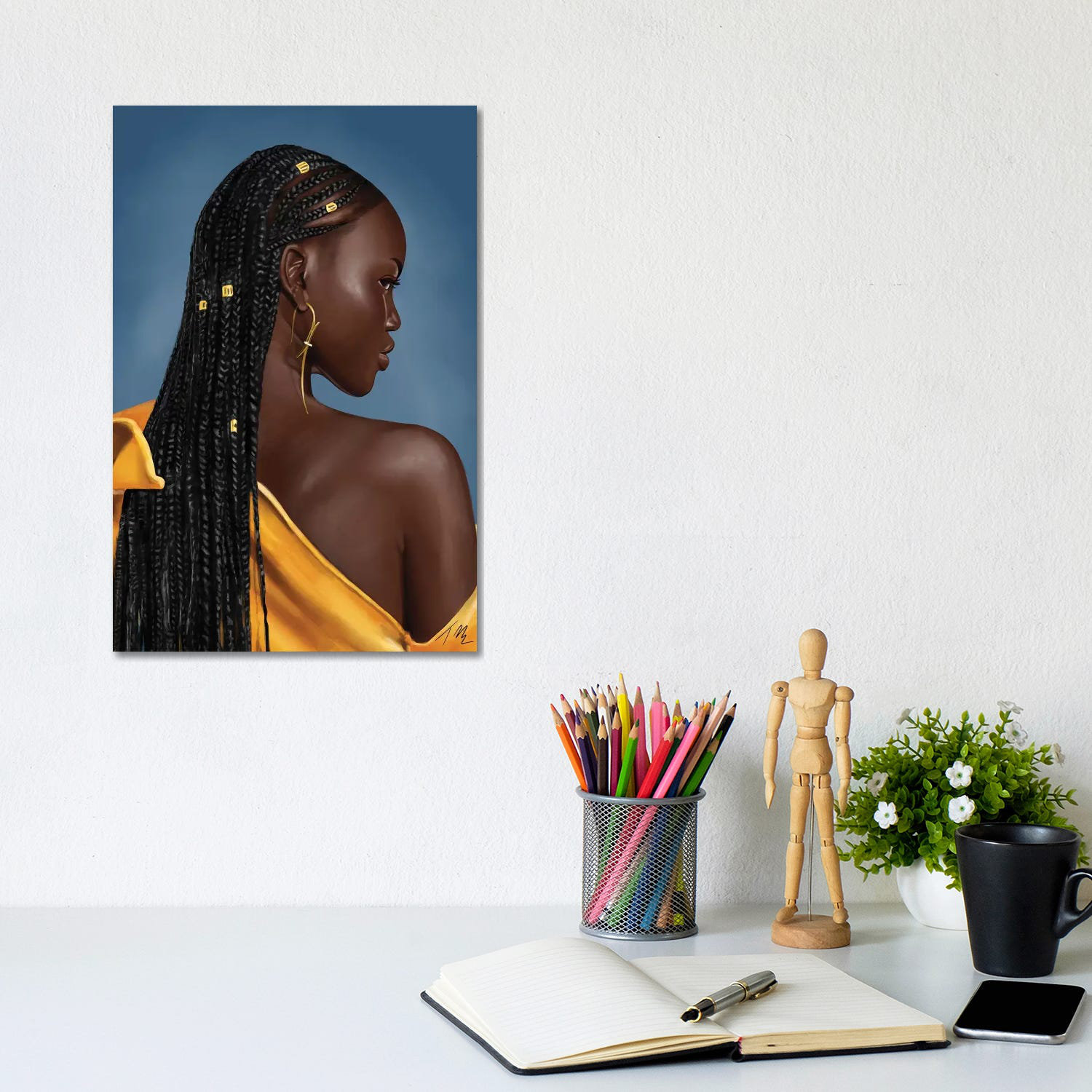 East Urban Home The Lioness by Tafari Mills - Graphic Art Print | Wayfair