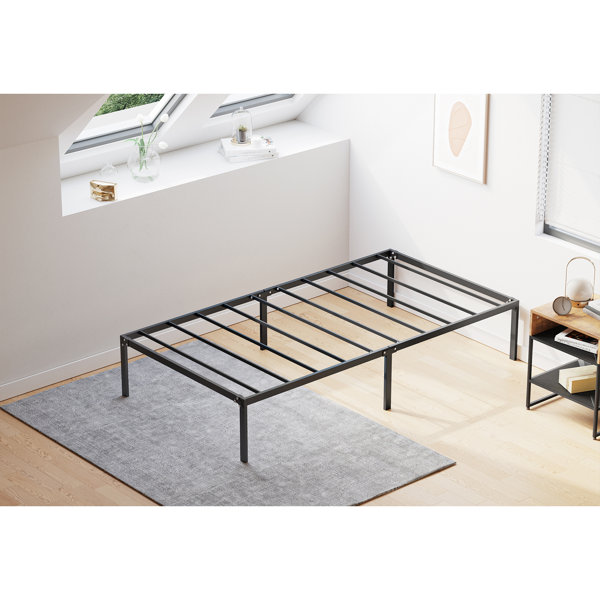 Alwyn Home Stainless Steel Bed Frame & Reviews | Wayfair