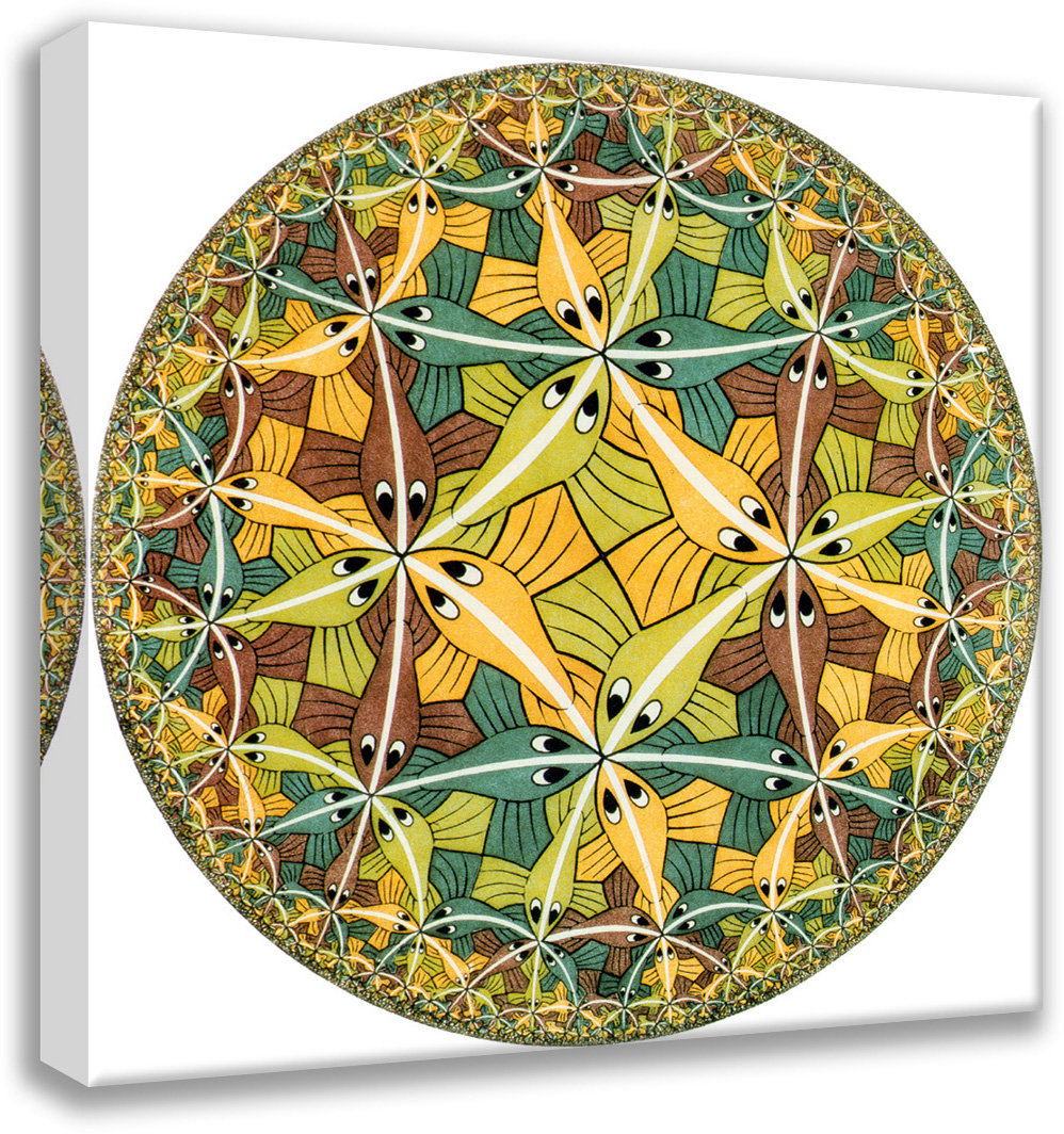 Lark Manor™ Circle Limit III (Fish) by M.C.Escher Gallery Wrapped ...