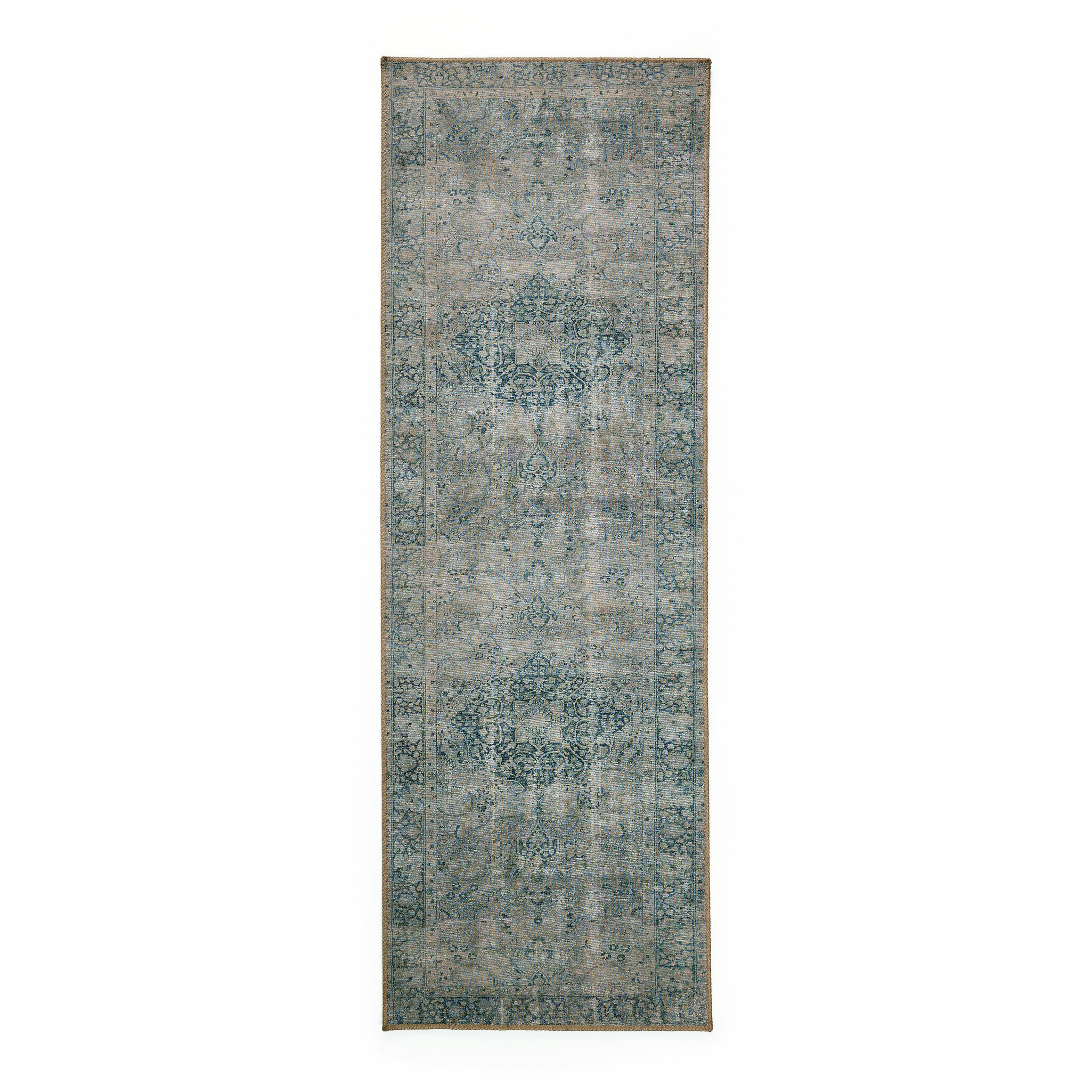 Bungalow Rose Runner Imyah Oriental Machine Woven Jute/Sisal/Polyester ...