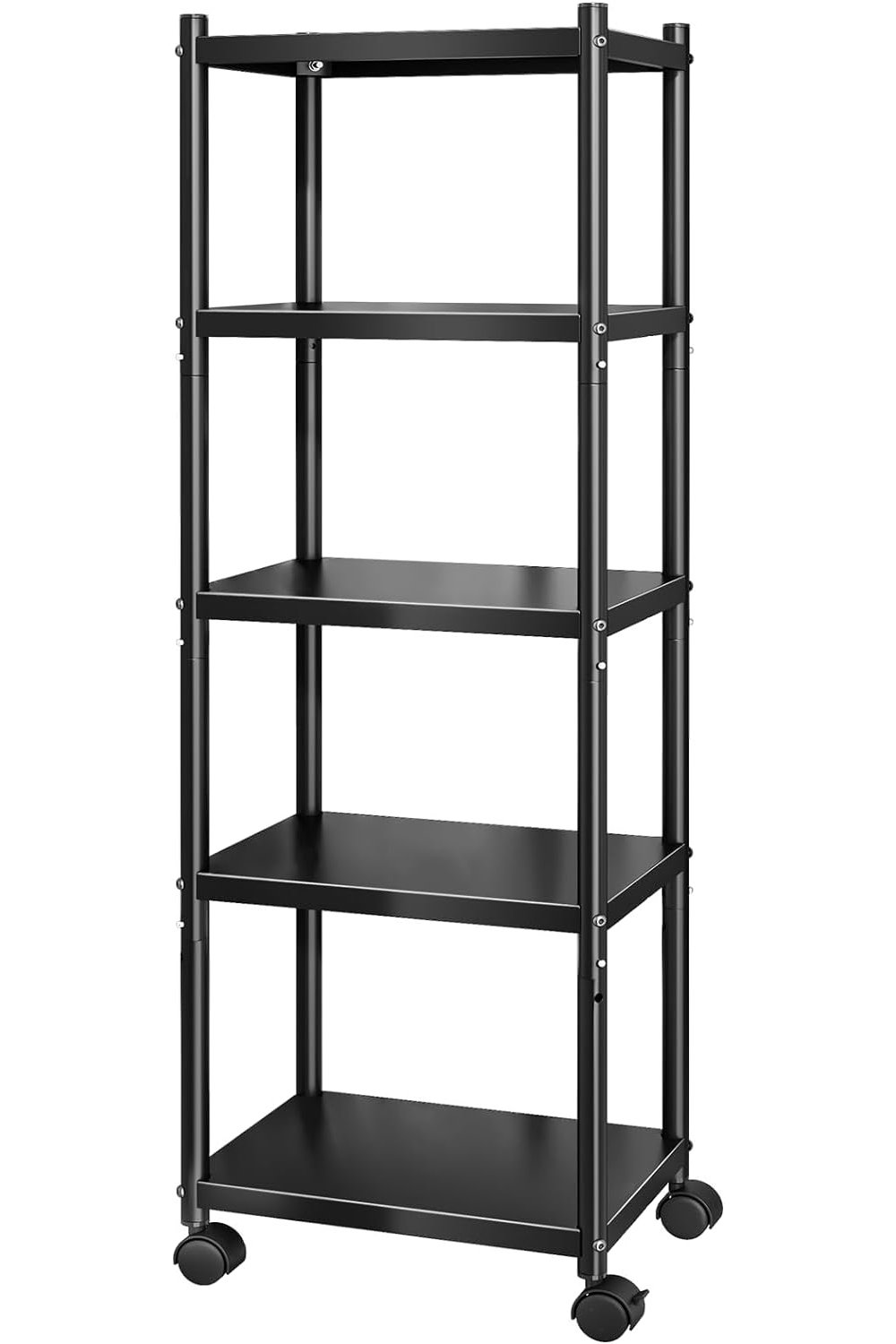 George Oliver Liller 17'' W Steel Storage Rack with Wheels | Wayfair