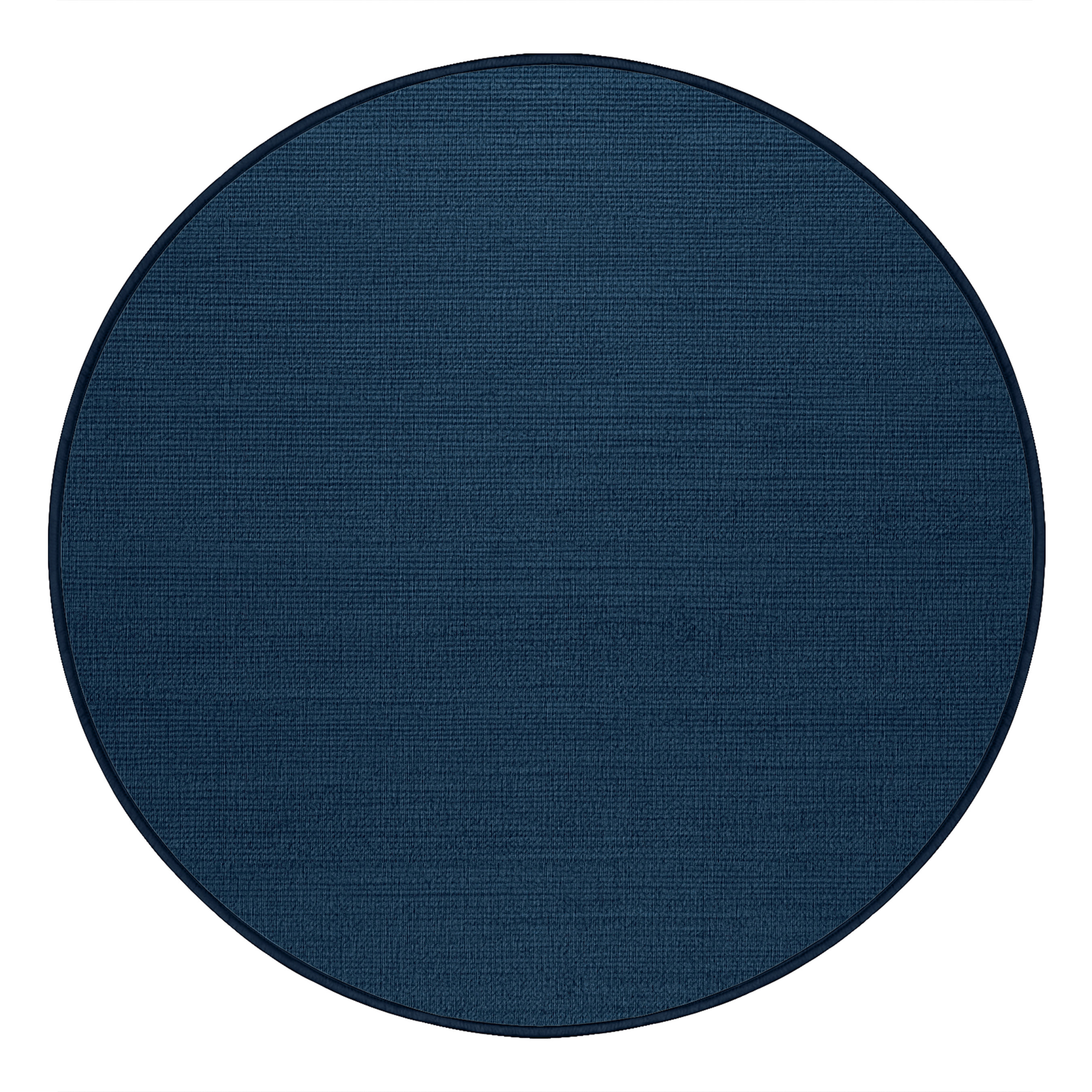 Wildon Home® Machine Washable Solid Blue Area Rug | Wayfair