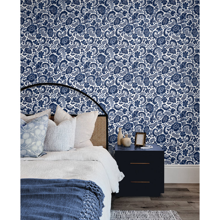 Winston Porter Heyab Peel & Stick Paisley Roll | Wayfair