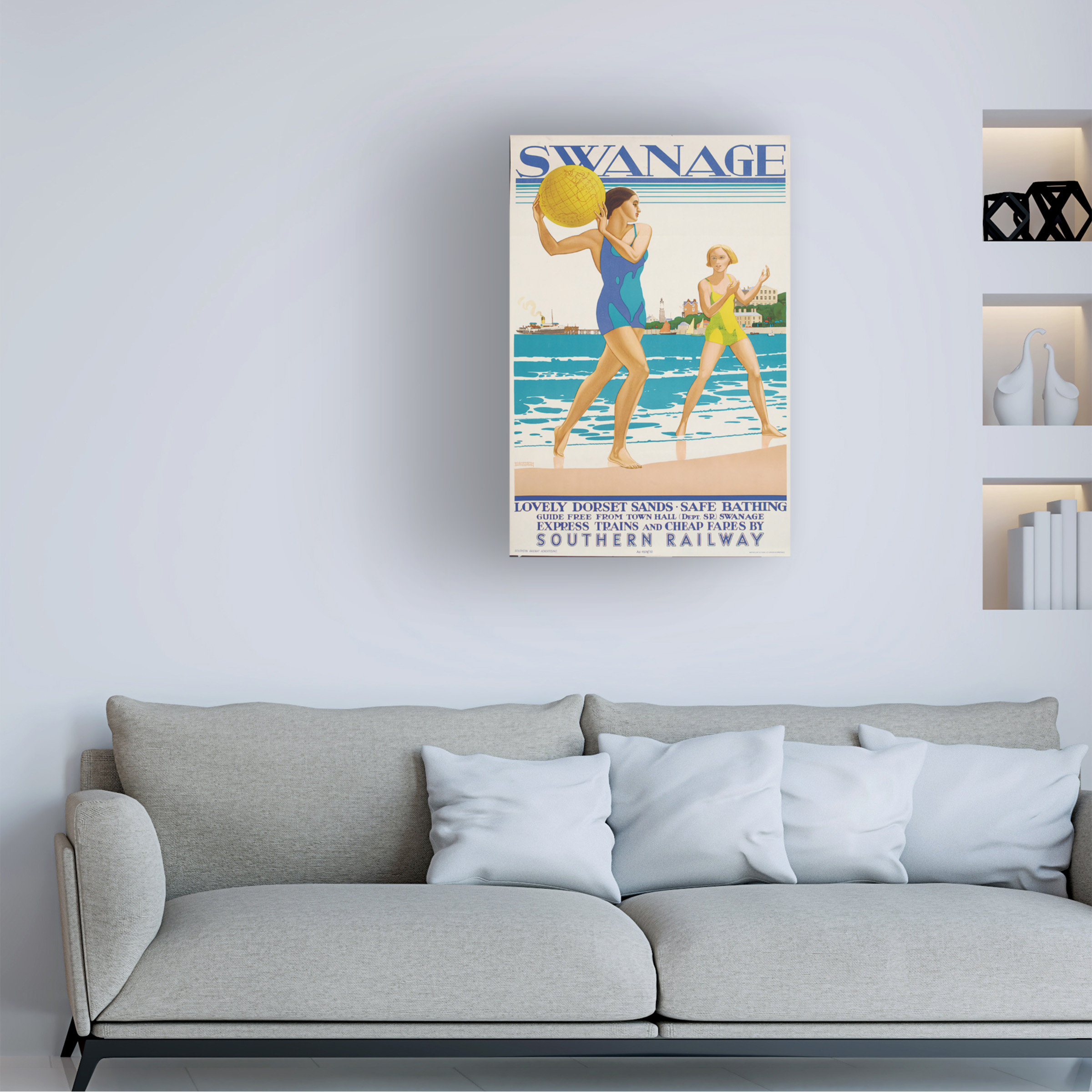 Winston Porter Kenneth Shoesmith Swanage, 1938 Canvas Art | Wayfair