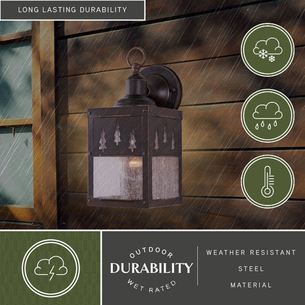 Loon Peak® Josefina Steel Wall Light & Reviews | Wayfair