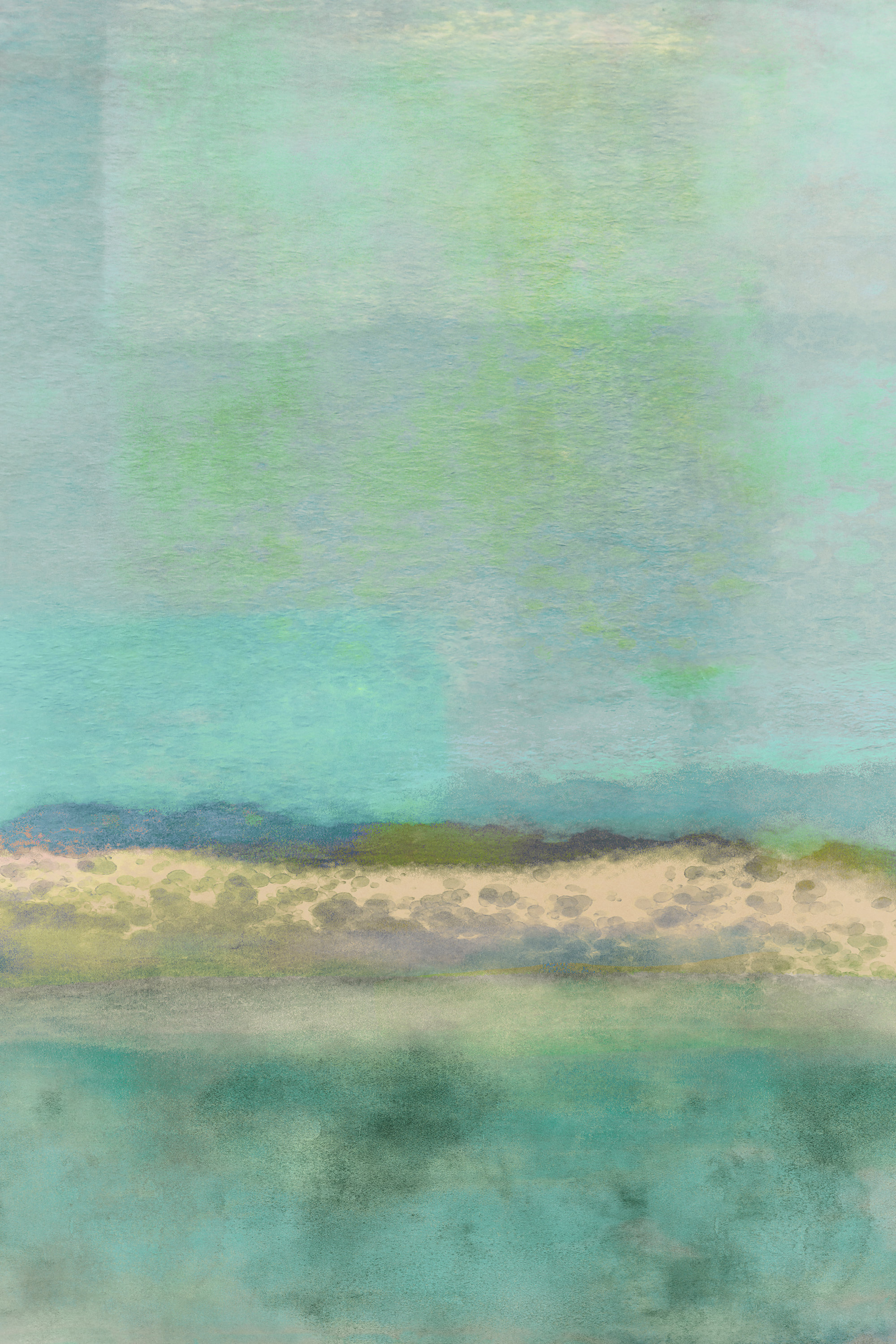 Wrought Studio™ Hues of Indgio I by Courtney Lye - Wrapped Canvas Print ...