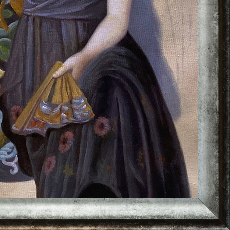 Overstock Art Portrait Of Olga In The Armchair Framed On Canvas by ...