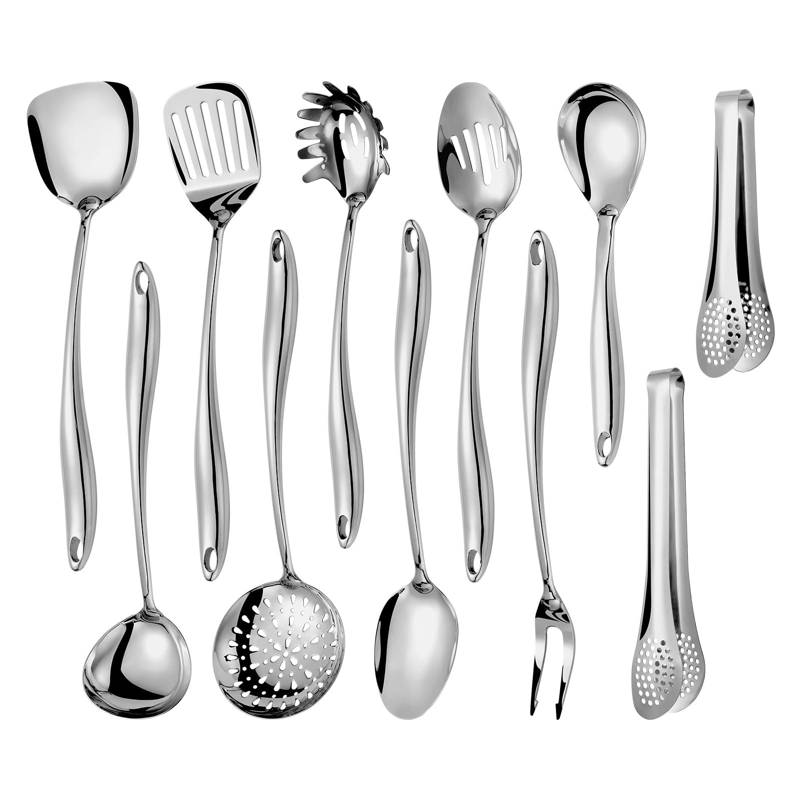 Orren Ellis 304 Stainlss Steel Kitchen Utensils Set | Wayfair