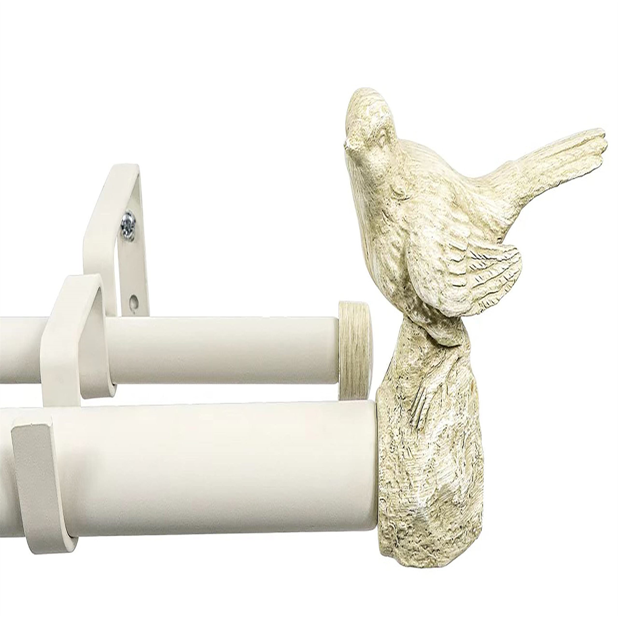 One Allium Way® 1" Diameter Telescopic Double Curtain Rod | Wayfair