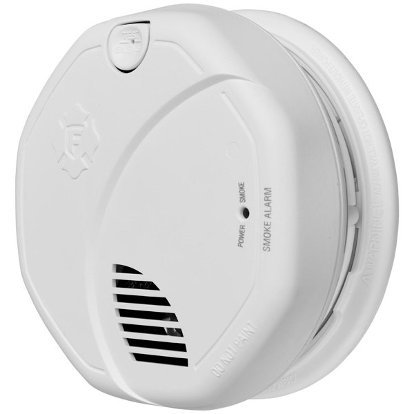 First Alert Wireless Interconnect Battery-Powered Photoelectric Smoke ...