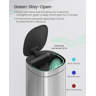 Songmics 13.2 Gallon Motion Sensor Trash Can with 15 Trash Bags | Wayfair