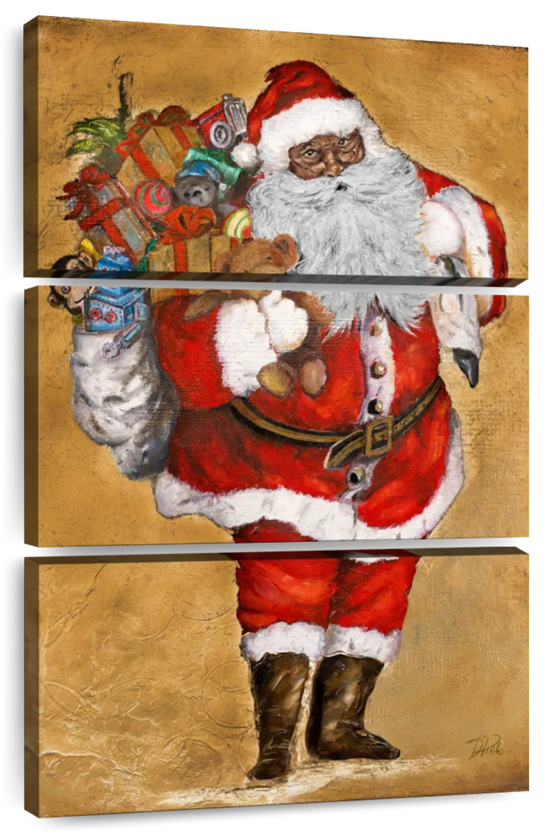 The Holiday Aisle® Lelend African American Presents From St. Nick | Wayfair