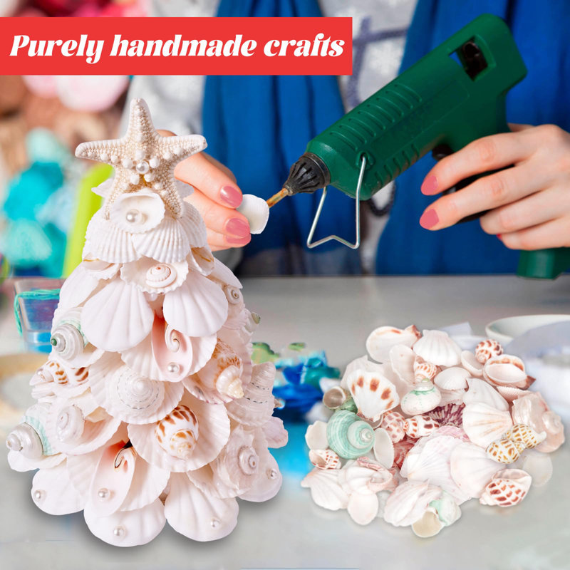 The Holiday Aisle® Tabletop Scallop Shells Christmas Tree | Wayfair