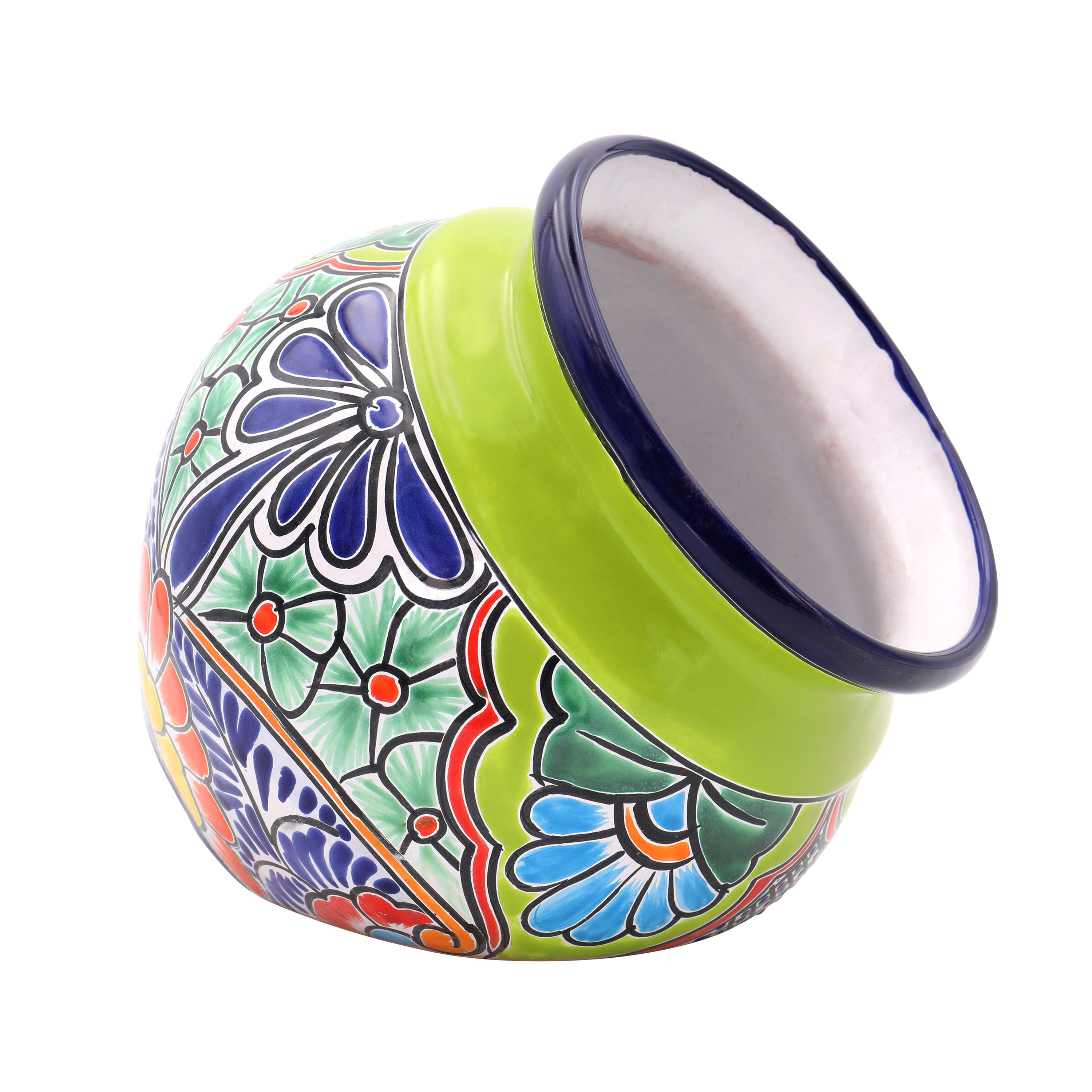 Plow & Hearth Handmade Ceramic Pot Planter | Wayfair