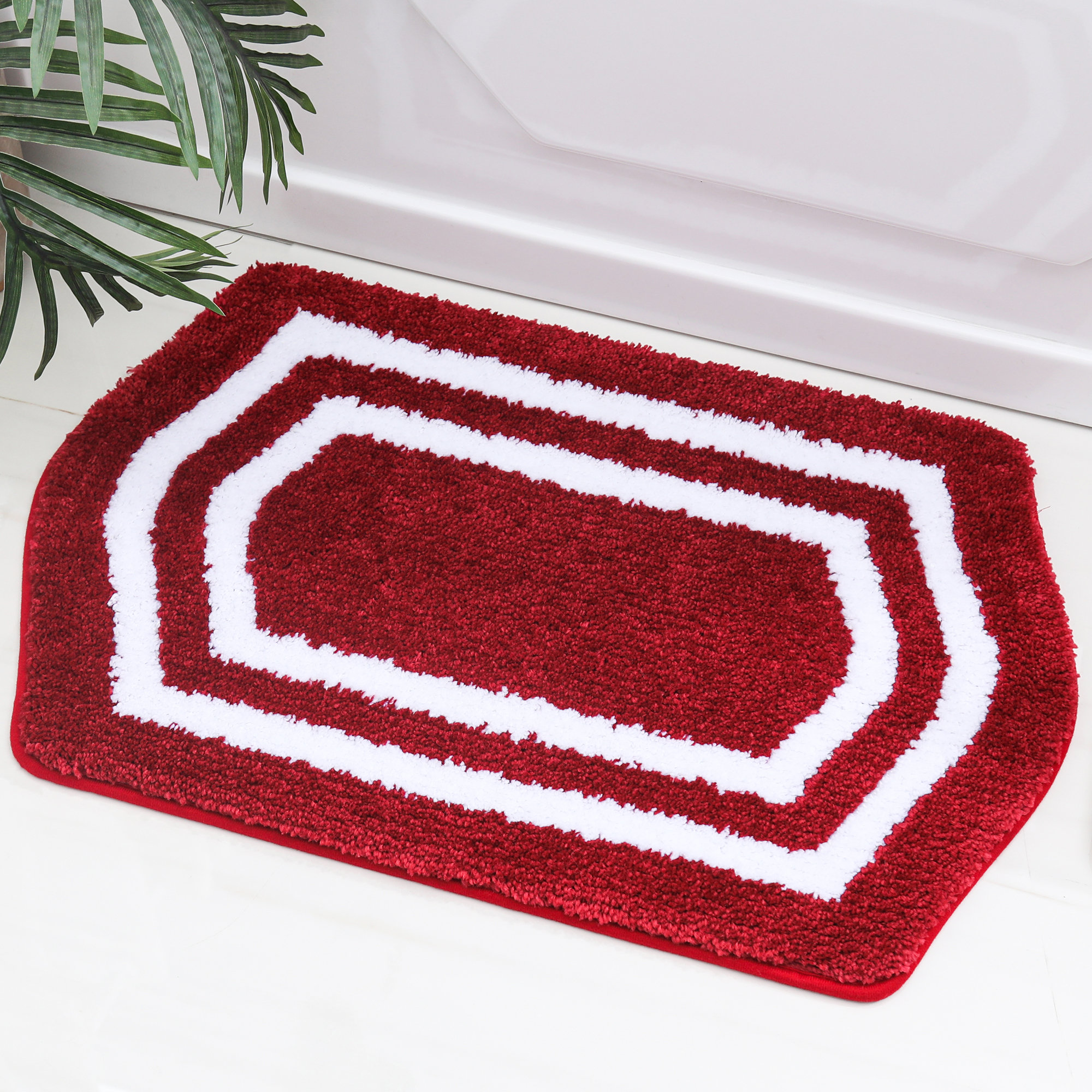 Ebern Designs Shilyn Bath Rug with Non-Slip Backing & Reviews | Wayfair