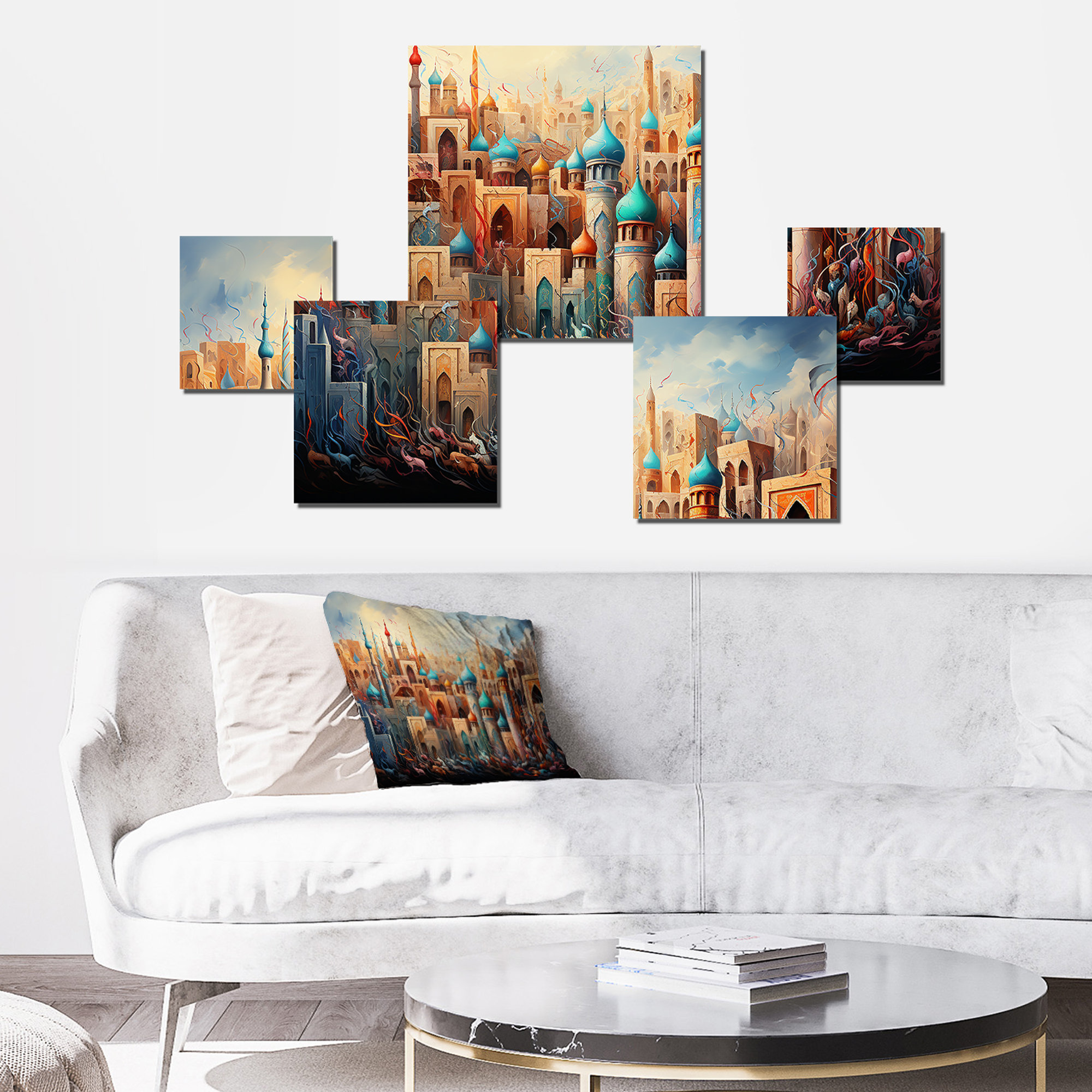 Lark Manor Islamic Call To Prayer City Of Faith - Islam Square Wall Art ...